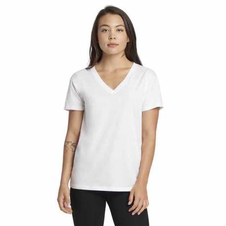 Next Level Apparel 3940 Ladies Relaxed V-Neck T-Shirt | ApparelChoice.com